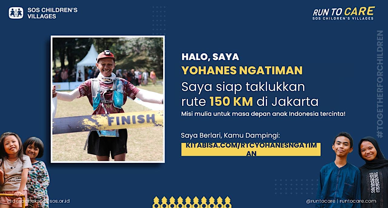 Misi 150KM Ngatiman : Dukung Anak Indonesia