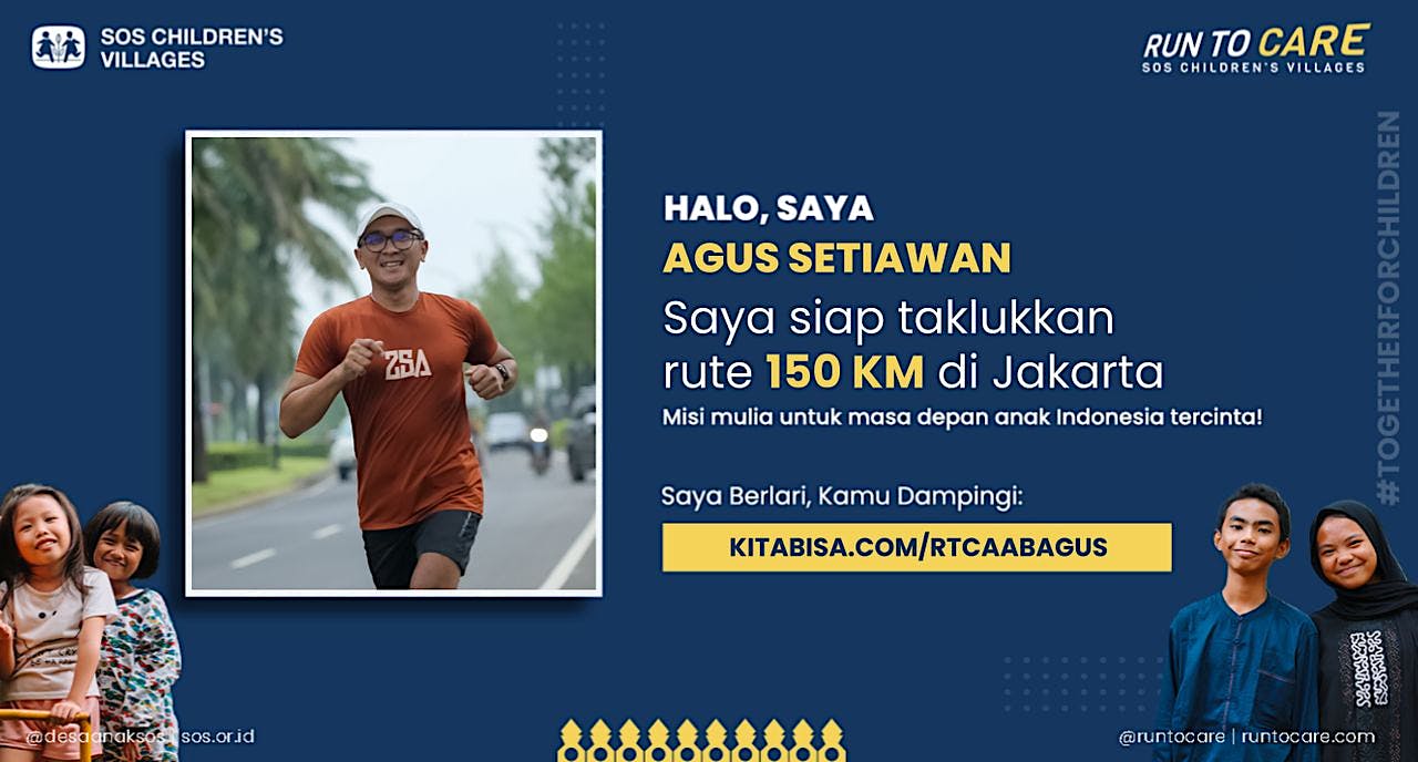 Misi 150KM Agus : Dukung Anak Indonesia