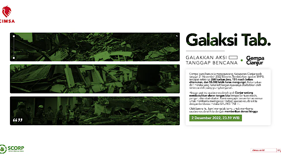 [GALAKSI TAB- Gempa Cianjur]