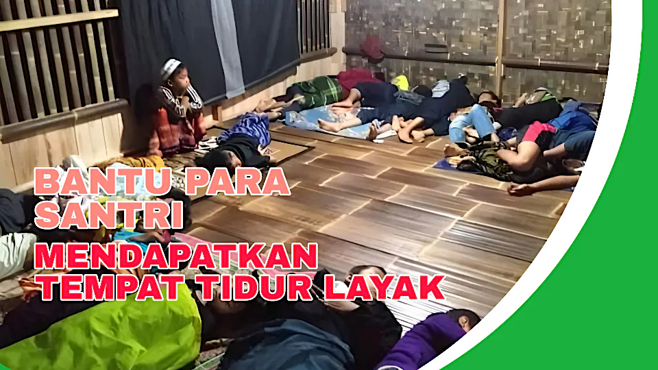 Infaq, Tempat Tidur Layak untuk Para Santri